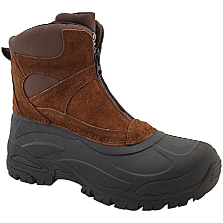 Men's Brown Front Zip Pac Boots by Tamarack at Fleet Farm