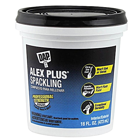 16 oz Alex Plus Professional Spackling by DAP at Fleet Farm