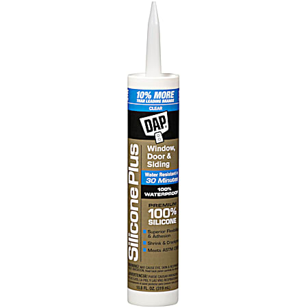 DAP Silicone Plus Premium Silicone Rubber Window & Door Sealant by DAP ...