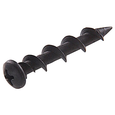 Walldog 1-1/4 in x 3/16 in Black PHP Self-Drilling Wall Anchors - 8 Pk ...