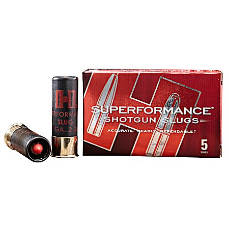 20 Gauge Superformance 2-3/4'' 250 Grain Sabot Shotgun Slugs - 5 Rounds ...