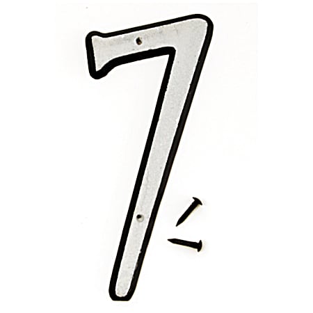 4 in Reflective Plastic House Number 7 by Hy-Ko Products at Fleet Farm