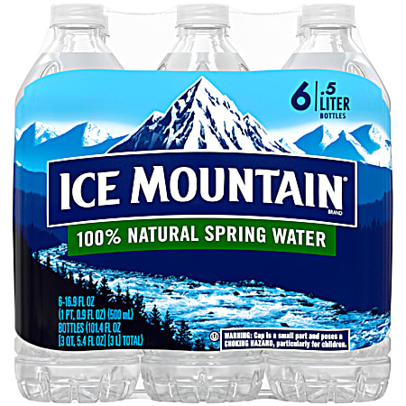 16.9 oz 100% Natural Spring Drinking Water - 6 pk at Fleet Farm