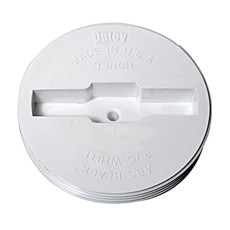 4 in All Plastic Snap-In Drain, Waste & Vent Cleanout Assembly ...