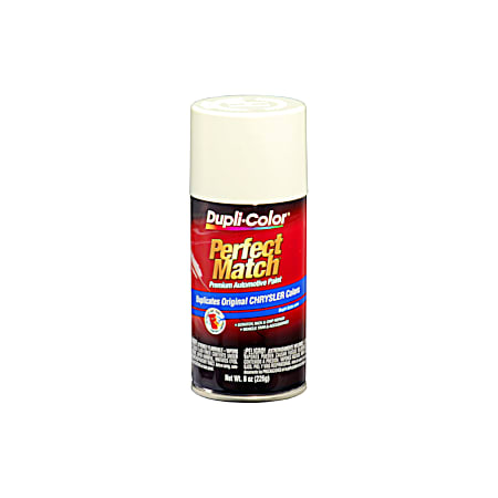 Perfect Match 8 oz Premium Automotive Paint - CHRYSLER Stone White PW1 ...