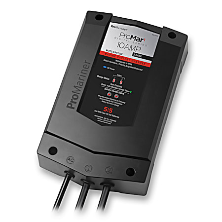 ProMar1 DS Digital Series 10 Amp 2 Bank Waterproof Battery Charger by ...