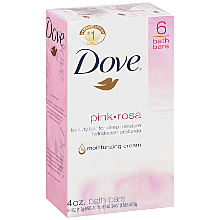 Dove 24 oz Pink Rosa Beauty Bar - 6 pk by Dove at Fleet Farm