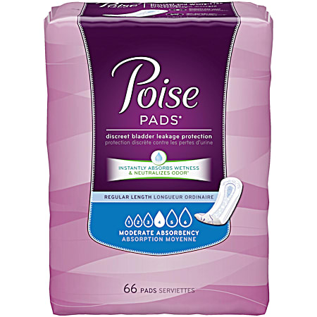 Moderate Absorbency Regular Length Discreet Bladder Leakage Protection ...
