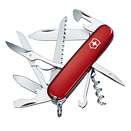 Red Huntsman Knife by Victorinox Swiss Army at Fleet Farm