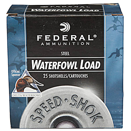 12 Gauge Speed-Shok 3'' BB Shot Waterfowl Shotshells - 25 Rounds by ...