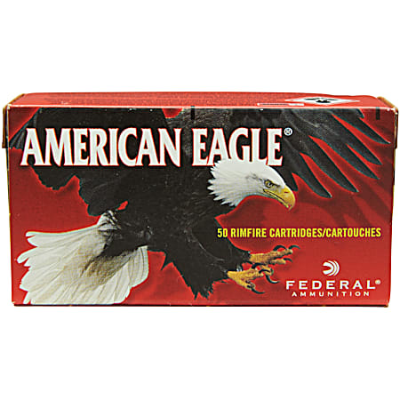 5.7x28mm 40 Gr American Eagle Rimfire Rifle Cartridges - 50 Rds by ...