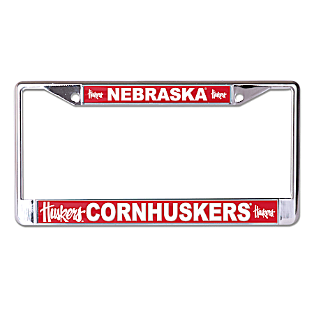 Nebraska Cornhuskers Metal Mega License Plate Frame at Fleet Farm