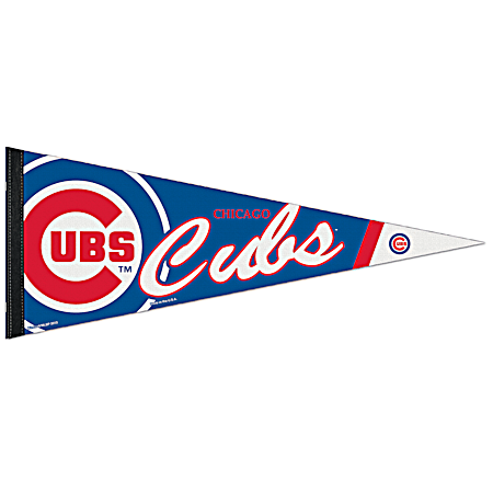 12 in x 30 in Chicago Cubs Premium Quality Pennant at Fleet Farm
