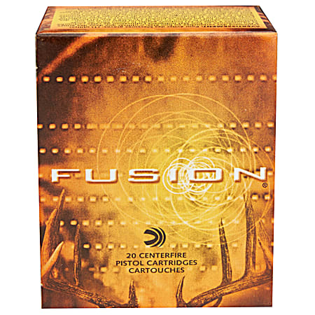 .44 Remington Magnum Fusion 240 Grain Centerfire Pistol Cartridges - 20 ...