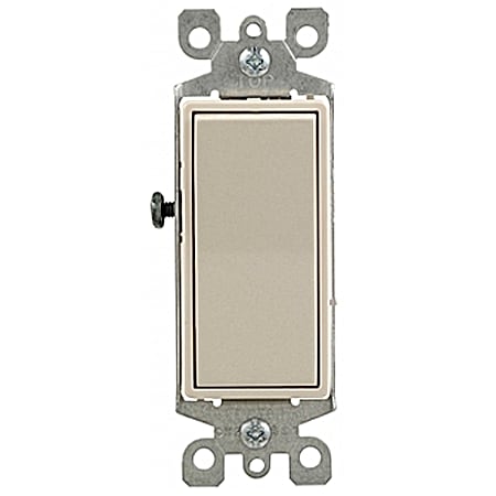Decora Light Almond 3-Way Rocker Switch by Leviton at Fleet Farm