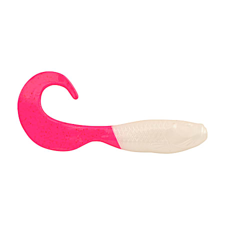 Pearl White Pink Gulp Minnow Grub by Berkley at Fleet Farm