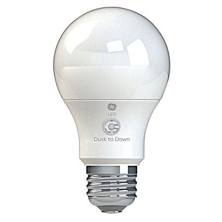 8.5W LED+ A19 Dusk To Dawn Daylight Outdoor Light Bulb - 1 Pk by GE at ...