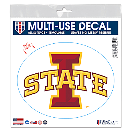 Iowa State Cyclones Multi-Use Reusable Decal at Fleet Farm