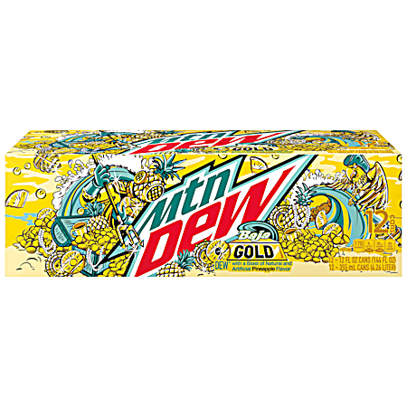 12 oz Baja Gold Soda - 12 Pk by Mountain Dew at Fleet Farm