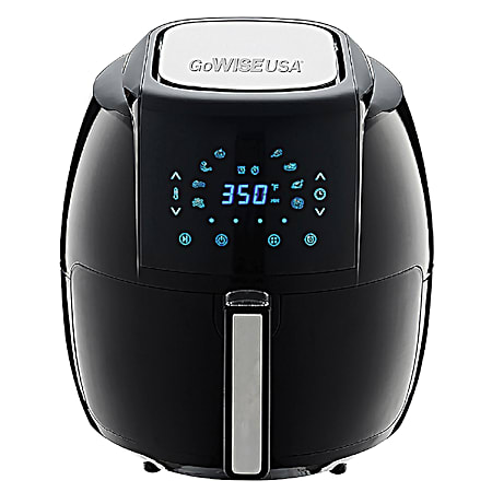 5.8 qt Black 8-in-1 Digital Programmable Air Fryer by GoWise USA at ...