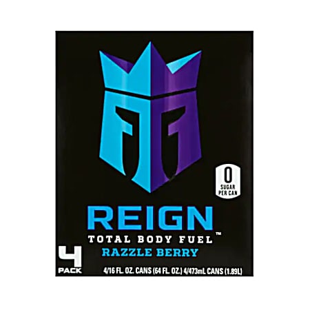Reign 16 oz Razzle Berry Energy Drinks - 4 Pk by Reign at Fleet Farm