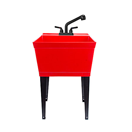 19 gal Red Tub/Black Legs Standard Utility Tub Kit by Coda Resources at ...