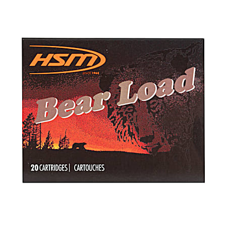 10mm Auto Bear Load 200 Grain RNFP Centerfire Handgun Cartridges - 20 ...