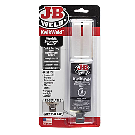KwikWeld 25 mL Quick-Setting Steel Reinforced Epoxy by J-B Weld at ...