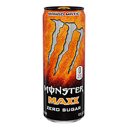 12 oz Mango Matic Zero-Sugar Energy Drink by Monster Maxx at Fleet Farm