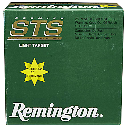 20 Gauge Premier STS Target 2-3/4'' 8 Shot Shotshells - 25 Rounds by ...