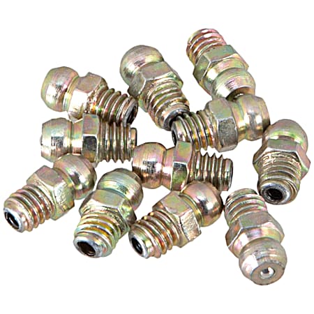 6mm Straight Grease Fittings - 10 Pk by Performance Tool at Fleet Farm