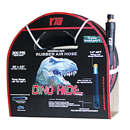 Dino-Hide Rubber Air Hose - 3/8 In. x 50 Ft. by Dino-Hide at Fleet Farm