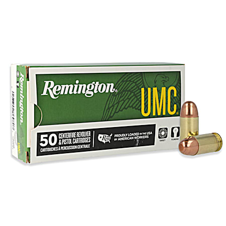 .380 Auto UMC 95 Grain FMJ Centerfire Handgun Cartridges - 50 Rounds by Remington at Fleet Farm