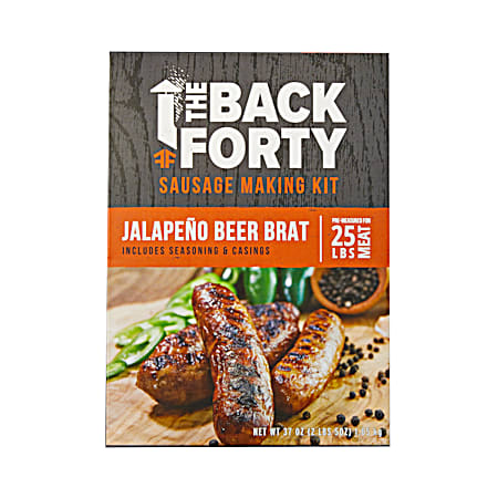 Jalapeno Beer Brat Seasoning - 25 lb Kit by The Back Forty at Fleet Farm