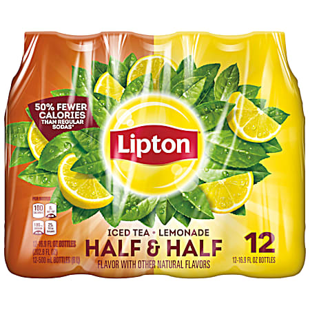 16.9 Oz Iced Tea Lemonade Half & Half - 12 Pk by Lipton at Fleet Farm