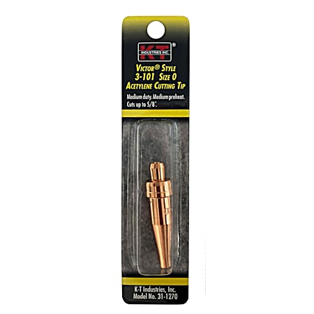 Victor Style 3-101 Size 0 Acetylene Cutting Tip by KT Industries Inc ...
