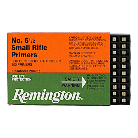 Small Rifle Primers 6-1/2 - 100ct by Remington at Fleet Farm