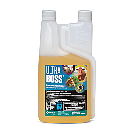 Ultra Boss 1 Qt Pour-On Insecticide by Merck at Fleet Farm