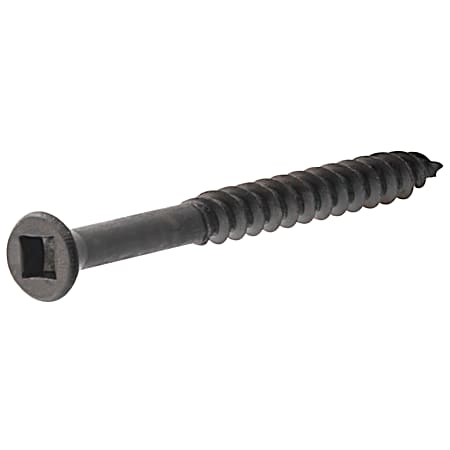 Hillman 41906 Trim Head Screws #6 By 2-1/4 Inch Square Drive Black ...