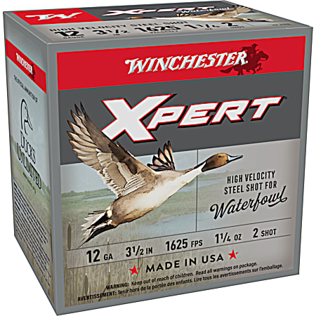 12 Gauge Xpert Waterfowl 3-1/2'' 2 Shot Shotshells - 25 Rounds by ...