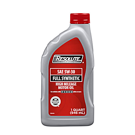 Full Synthetic High Mileage Motor Oil by Resolute at Fleet Farm