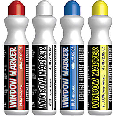 window markers white