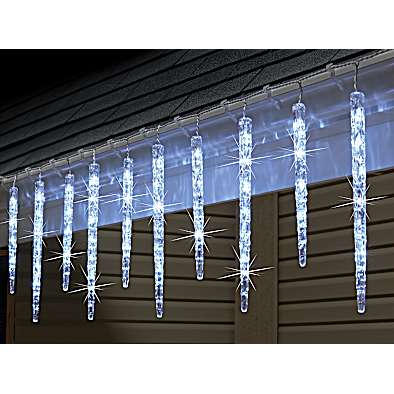 dripping icicles lights