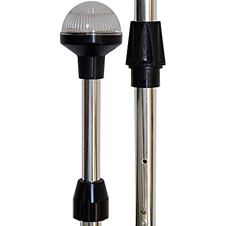 34 in to 60 in LED Stern Light - Chrome (Light only) by SeaSense at ...